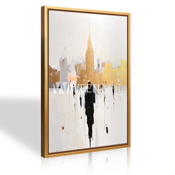 Tableau décoratif : Art moderne abstrait avec cadre americain - Weenart ...